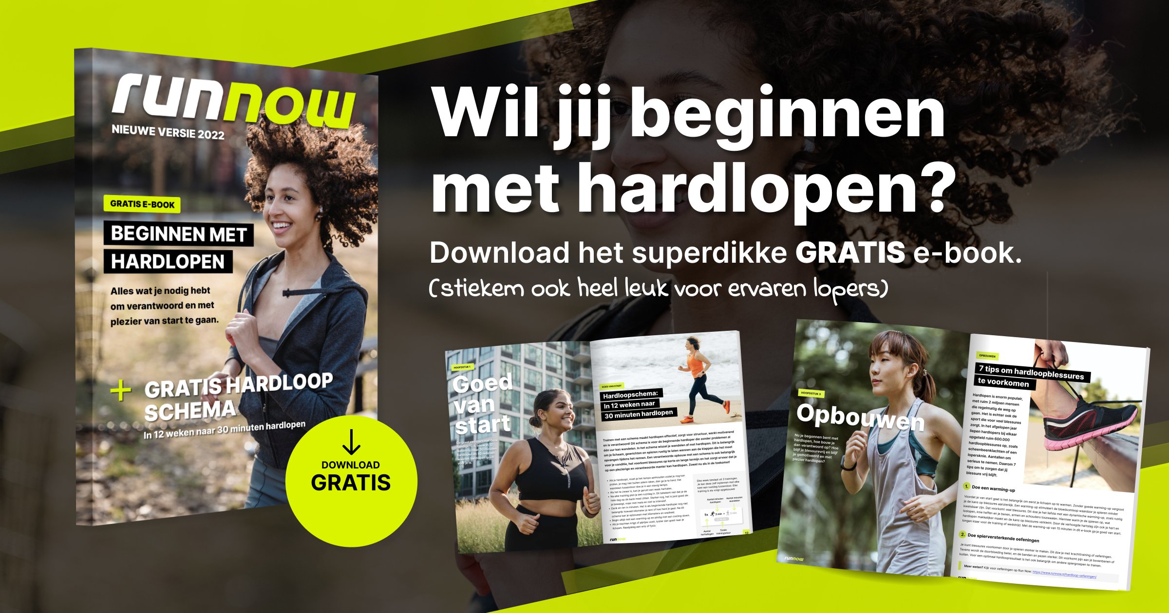 Gratis e-book: Beginnen met hardlopen - Ga goed van start!